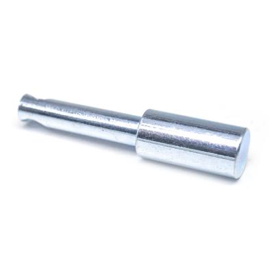 China CNC Machining Custom Made Shafts Blue Zinc Plated Stainless Steel Shaft for sale