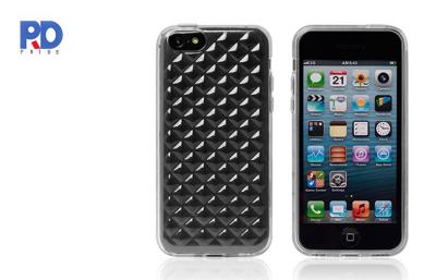 Cina Casi protettivi del telefono cellulare del modello del diamante di TPU per il iPhone 5C in vendita