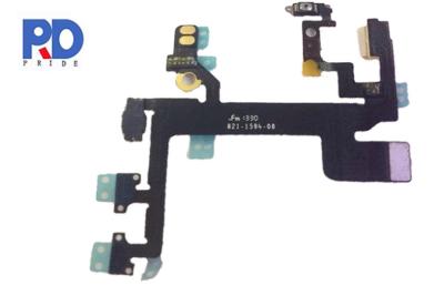 Cina cavo della flessione del bottone di potere/volume di iPhone 5S, cavo a nastro della flessione del connettore del commutatore in vendita