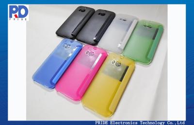Cina Casi protettivi del telefono cellulare impermeabile, pelle del cuoio dell'unità di elaborazione di HTC M8 in vendita