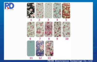 Cina casi protettivi del telefono cellulare 5/5S di iPhone dipinti con i fiori in vendita