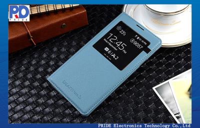 Cina Supporto protettivo del cuoio di casi del telefono cellulare blu, coperture di Samsung N9000 in vendita