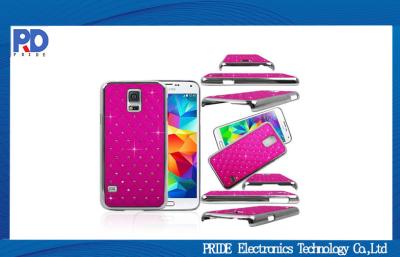 Cina Casi protettivi del telefono cellulare del diamante di Bling per la galassia S5 di Samsung in vendita