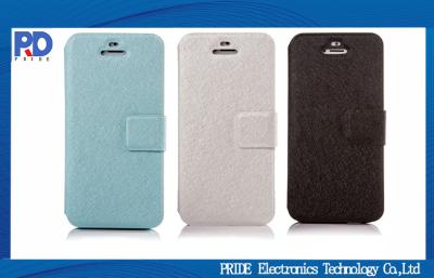 Cina cassa del portafoglio di iPhone 5S/caso pieghevole di vibrazione supporto di iPhone 5/caso di iPhone in vendita
