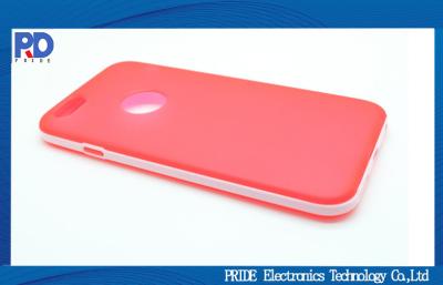 Cina Casi protettivi del telefono cellulare esile molle rosso/caso di cristallo di iPhone 6 TPU in vendita