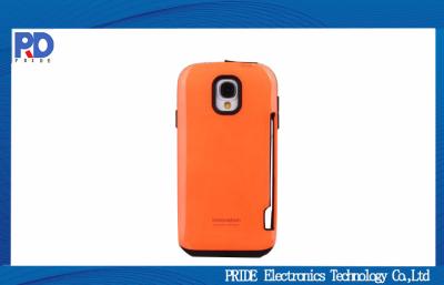 Cina Copertura di plastica dura arancio di caso di impatto della galassia S4 di Samsung della protezione in vendita
