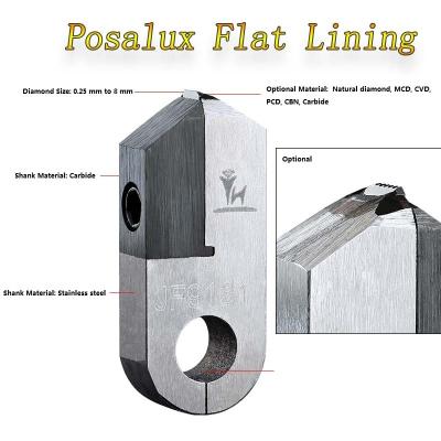 Cina Forma allineante piana Posalux Diamond Tools in vendita