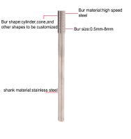 China 8mm NCD PCD Diamond Carving Burrs Background Tools for sale