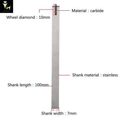 Cina Strumenti del fondo dei gioielli della ruota del carburo 10mm Millgrain in vendita