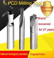 China Ultra Precision Two Flutes PCD End Milling Tools for sale