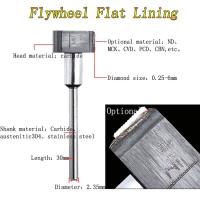 China Flywheel Diamond Tools MCD PCD Flat lining Tool Round Head Available for sale