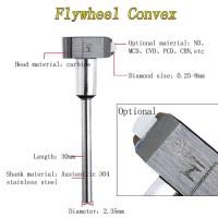China Flywheel Diamond Tools MCD PCD Convex Tools Round Head Available for sale