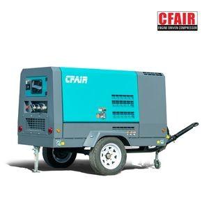 Quality Cfair 275 Cfm 7 Bar Diesel Powered Portable Air Compressor with Good Price for sale
