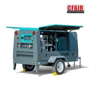 Quality 390cfm 10.5bar Sandblasting Portable Air Compressor for sale