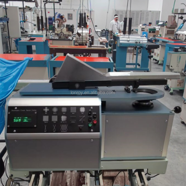 ASTM D3359 D3002 Fully Automatic Scratch Tester showing side view
