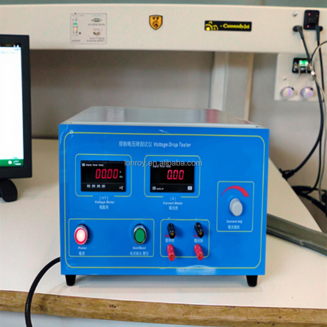 ISO 8092 Automotive Wire Connector Voltage Drop Tester display close-up