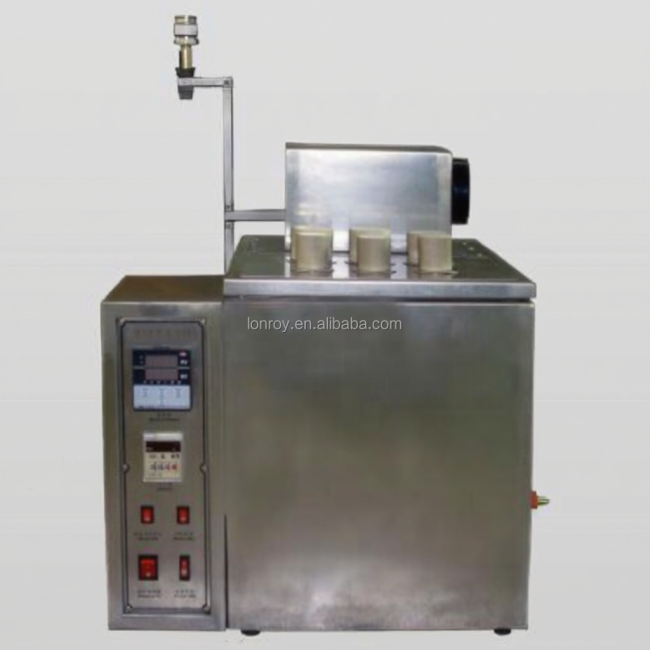 Close-up view of Automotive Wire Liquid Resistance Tester controls