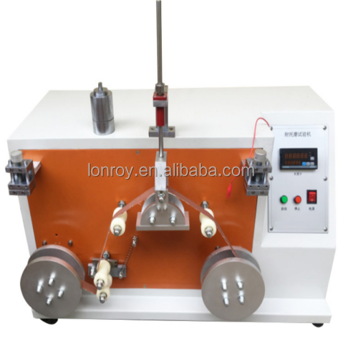 DIN 72551 ISO 6722 Automobile Wire Abrasive Belt Drag Grinding Testing Machine front view