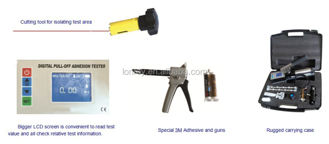 Pull-off Adhesion Tester components
