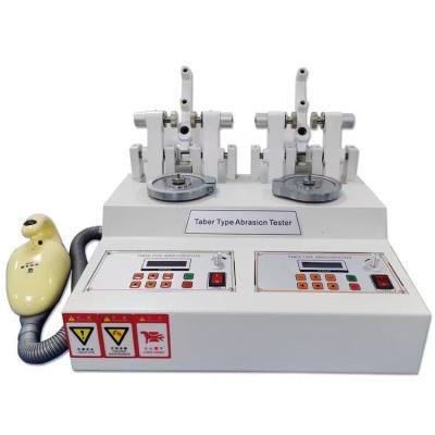 China DIN 53754 Double Station Taber Abrasion Tester ISO 5470 Materials Wear Resistance Testing Machine for sale