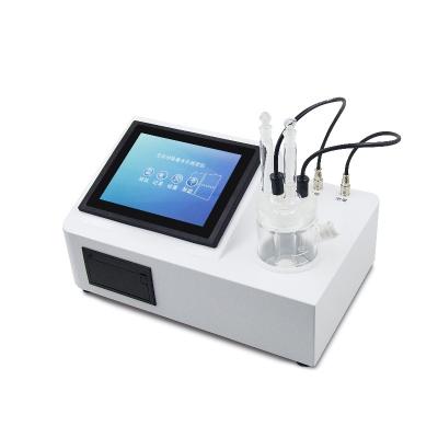 China Coulomb Micro Moisture Analyzer Liquid Moisture Content Determining Test Machine for sale