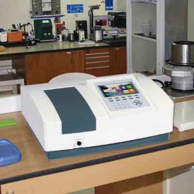 China Color Screen UV-Vis Spectrophotometer Ultraviolet Visible Spectrophotometer High Precision LCD Photometric Measurement Tester for sale