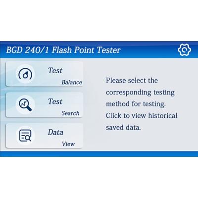 China BGD 240 ISO 3680 Automatic Flash Point Tester ASTM D3278 ASTM D3828 Paints Flash Point Testing Machine for sale