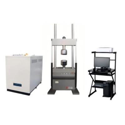 China High-low Temperature Mechanical Property Test Equipment Lab Electro-hydraulic Servo High-Frequency Fatigue Testing Machine for sale
