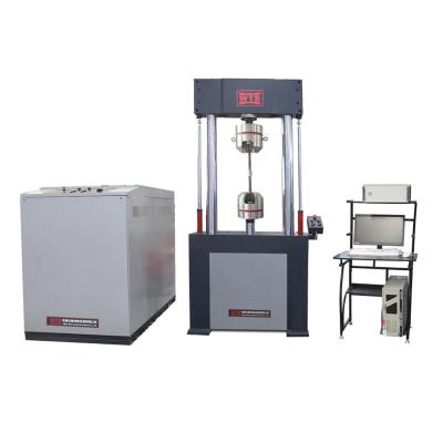 China Hydraulic Servo Fatigue Testing Machine Microcomputer-controlled Electro-hydraulic Servo High-frequency Dynamic Fatigue Tester for sale