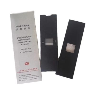 China International Grey Sample Card Color Change Evaluation Ink Proofer Textile Fastness Assessment for sale