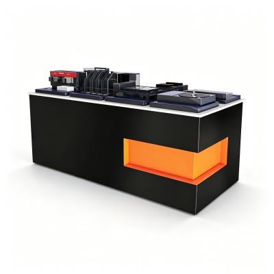 China Door and Window Terminal Guide Profiles Demonstration Testing Station Window Performance Demo Bench Showroom Display Counter for sale
