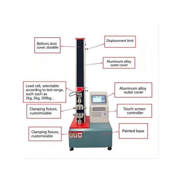 Quality Tensile Tester Multi-Function Universal Test Machine Tensile Strength Tester for sale