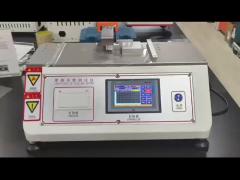 ISO 8295 ASTM D1894 COF-tester coëfficiënt van wrijvingstestmachine