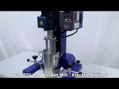 BGD 756 Apparecchiatura per test di verniciatura da laboratorio 750W Basket Mill Machine