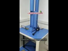 Macchina per prove d'urto a caduta con martello ISO 3127 per tubi in PVC
