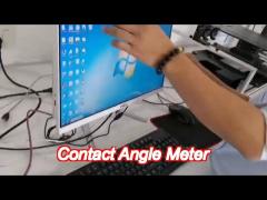 ASTM D5946 Draagbare contacthoekmeter oppervlakte-energie-tester goniometer