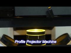 床置き型大型スクリーンプロファイルプロジェクターマシン光学プロファイル測定機