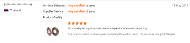 FEEDBACK of 8mm*30m PET Film Wire Trim Edge Cutting Tape