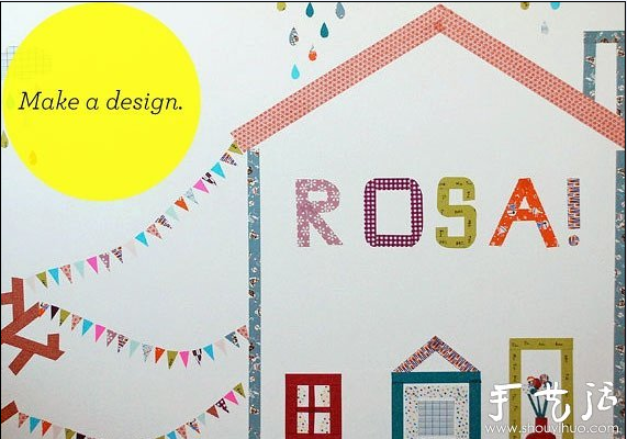 Uso de la cinta del washi
