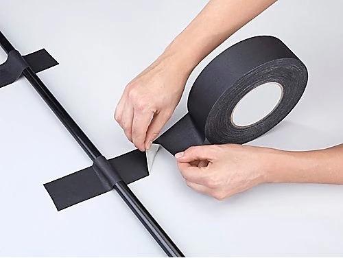 Matt Cloth Book Binding Black-Vorarbeiter-Band
