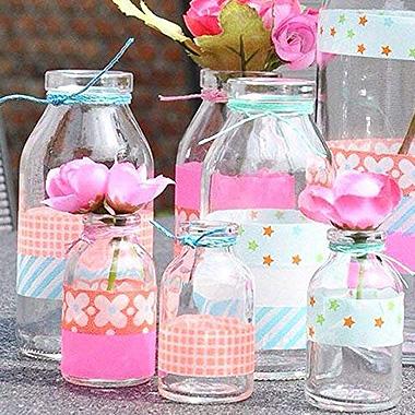 washi tape for container decoration