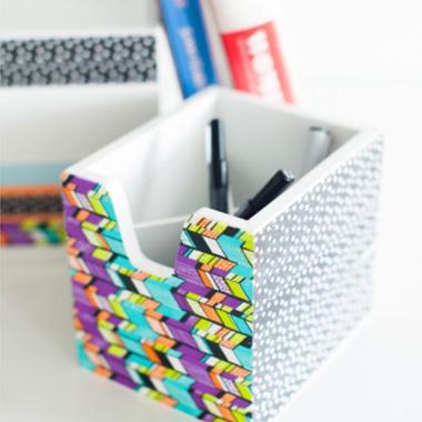 fita do washi para a decoração dos artigos de papelaria