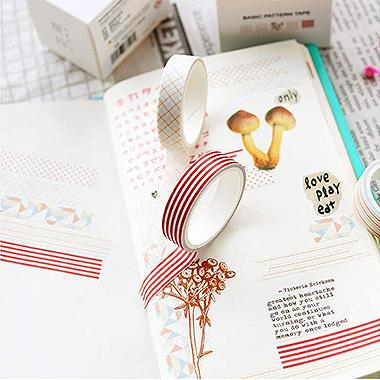 washi tape for books decoration