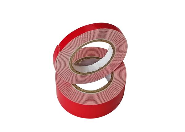 25mm*50m High Strength Double Adhesive Foam Tape For Fold Edges Of Banner