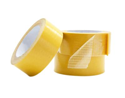 China Customizable Bi Directional Fiberglass Mesh Crossed Tape With Double Sided Adhesive for sale