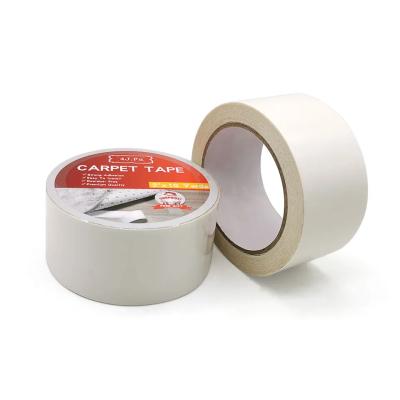 China Dubbelgecoate tapijttape / tweeszijdige tapijttape voor het maskeren van waterdicht kleefstoftapijt Te koop