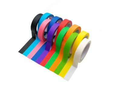 China Residue Free Colored Masking Tape Natural Rubber Adhesive For Arts And Crafts for sale