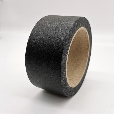 Cina Nastro adesivo per libri autoadesivo diretto di tessuto nero impermeabile a un solo lato in vendita