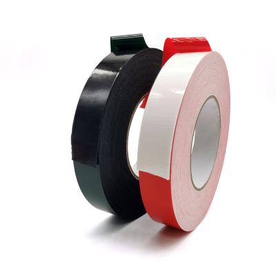 China 3mm Double Sided Pe Foam Tape Glazing Company Black / White Foam Red / Black Color Between Window Door Frame And Sash for sale