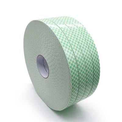 China Double Coated PU Foam Tape 1mm White Acrylic Adhesive 24m for sale